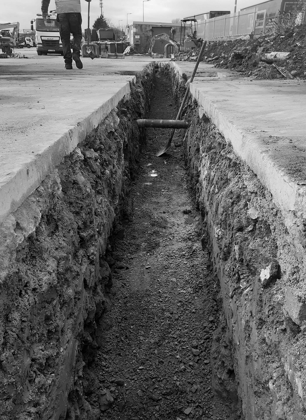 Concrete Cutting Tank And Drain